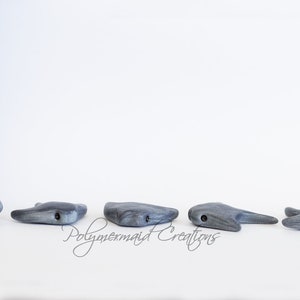 Tiny Stingray/ Manta Ray - Miniature Polymer Clay Figure - Etsy