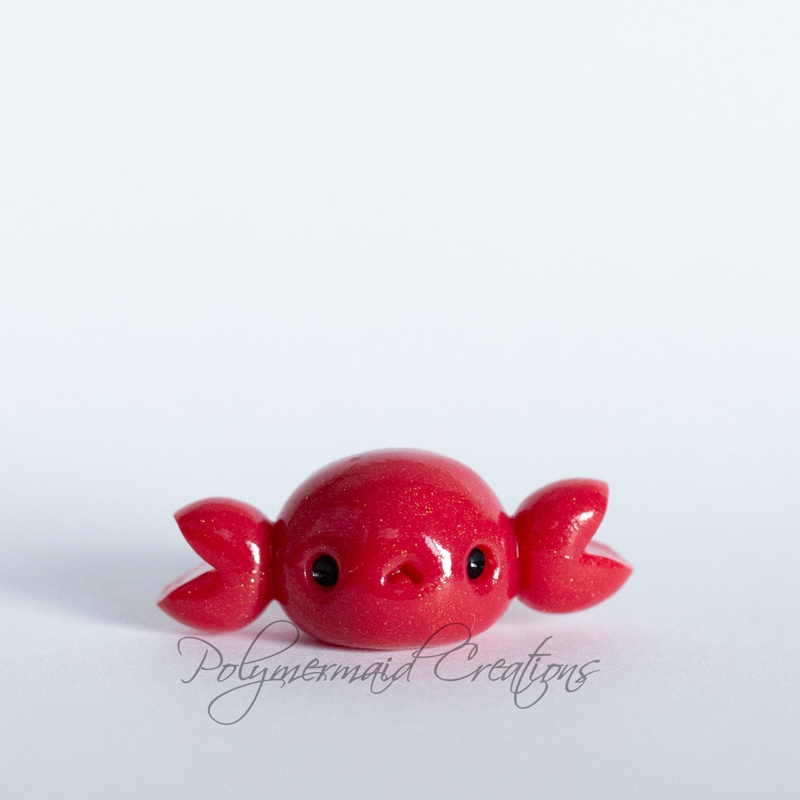 Tiny Crab - Miniature Polymer Clay Figure - Etsy