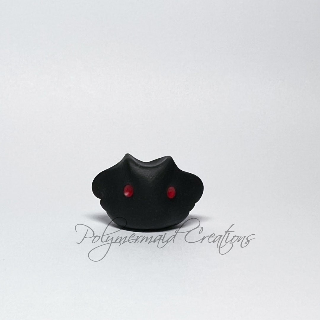 Tiny Mothman Creature - Miniature Polymer Clay Figure - Etsy