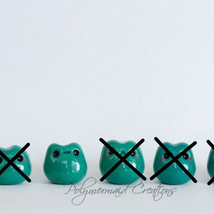 Tiny Frog Miniature Polymer Clay Figure - Etsy