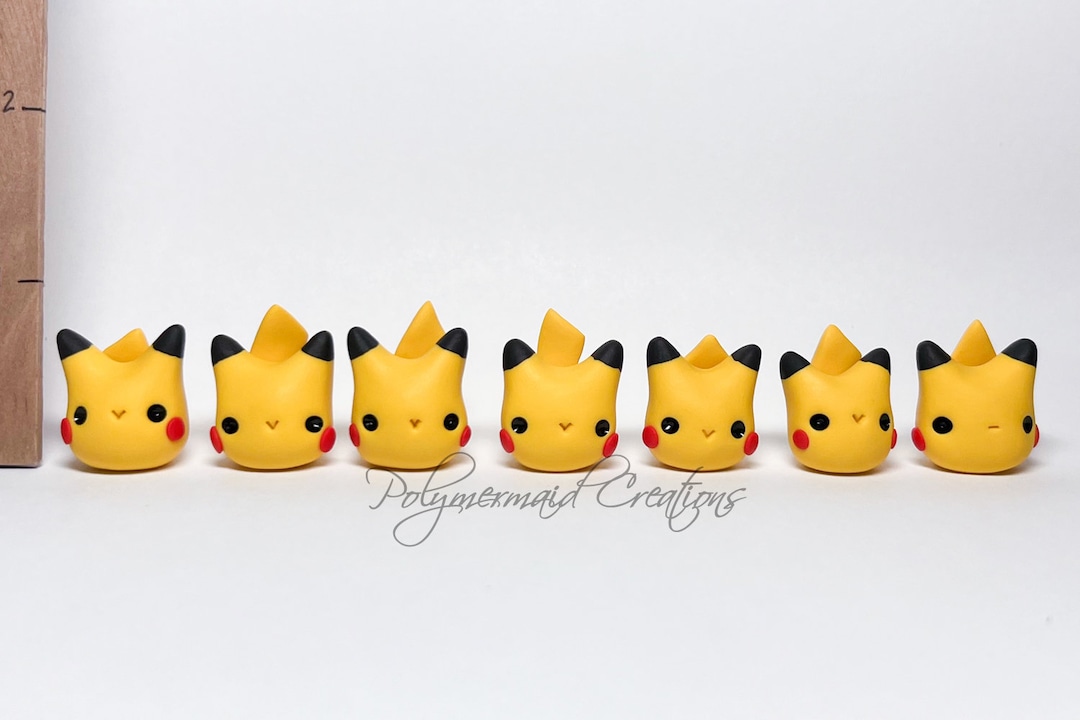Pokemon Pikachu - Miniature Polymer Clay Sculpture - Etsy