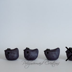 Tiny Chicken Miniature Polymer Clay Figure - Etsy