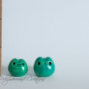 Tiny Frog Miniature Polymer Clay Figure - Etsy