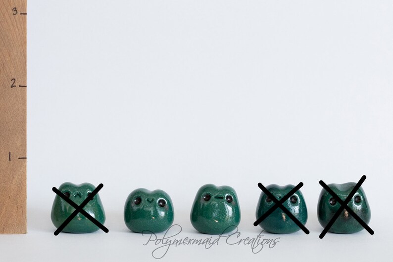 Tiny Frog Miniature Polymer Clay Figure - Etsy