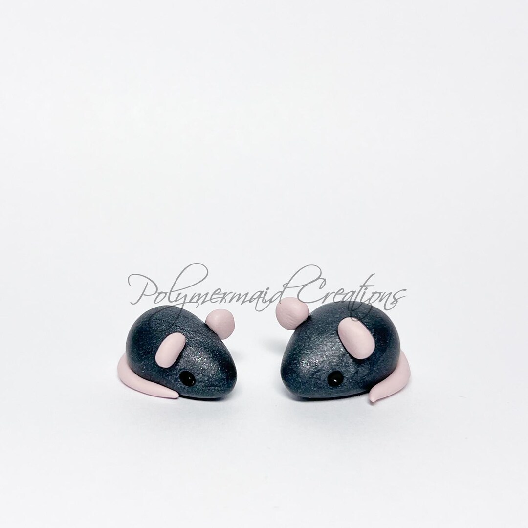 Tiny Rat / Mouse - Miniature Polymer Clay Figure - Etsy