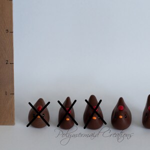 Tiny Chicken Miniature Polymer Clay Figure - Etsy