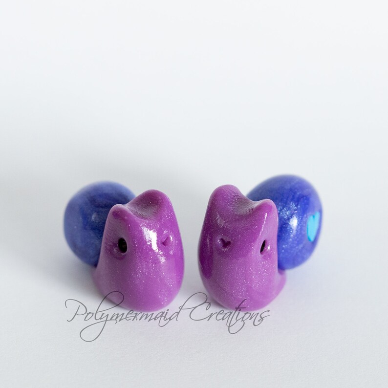 Tiny Snail - Miniature Polymer Clay Figure - Etsy