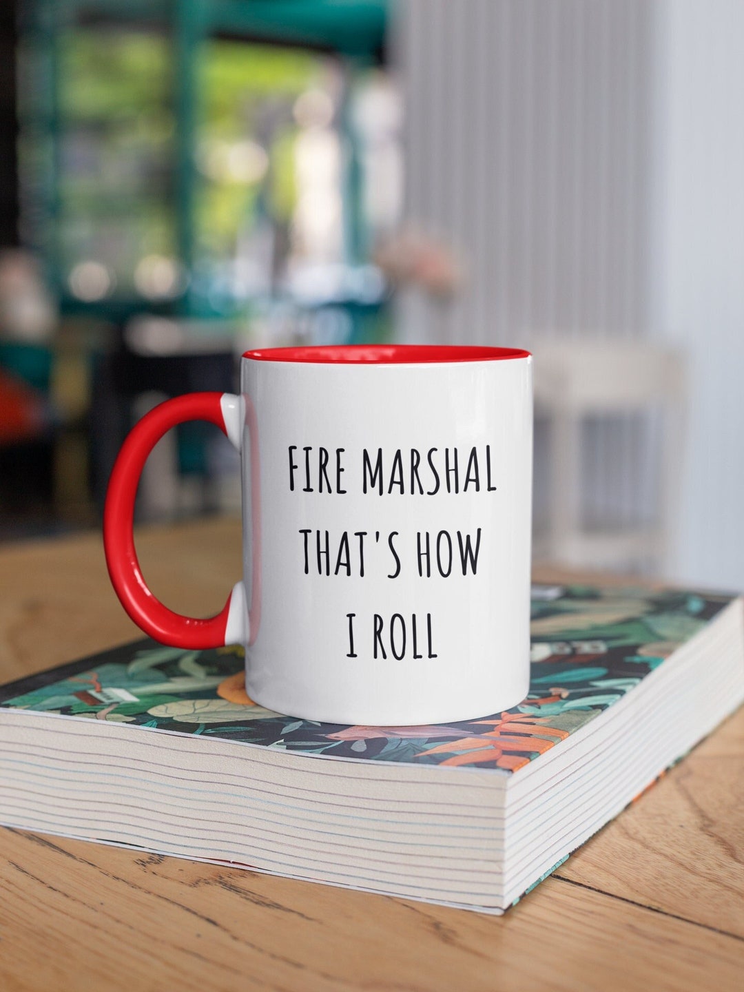 Personalized Fire Marshal Mug, Fire Marshal Gift, Funny Fire Marshal ...