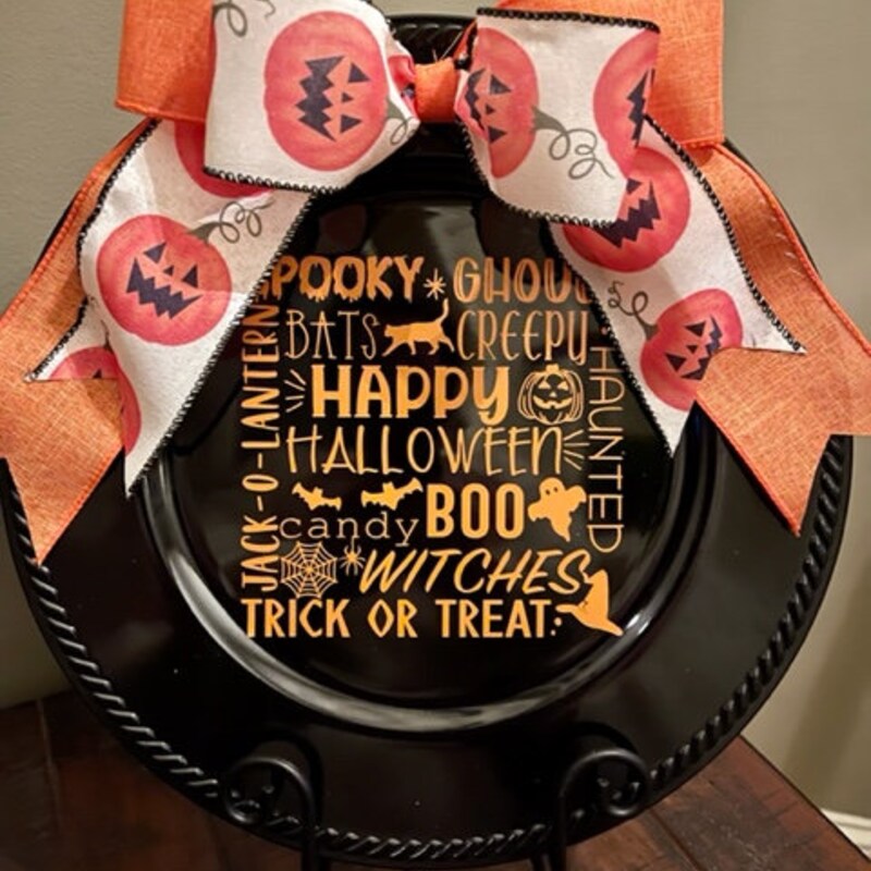 Halloween Plates - Etsy