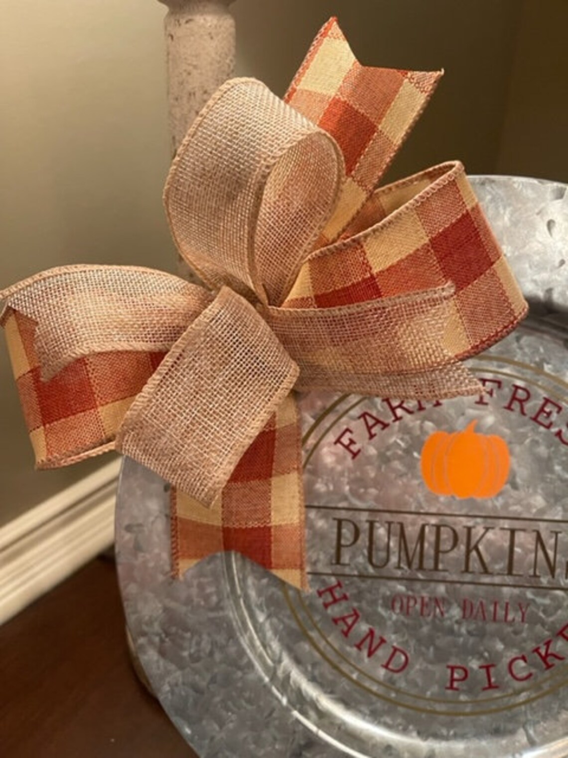 Decorative Charger Plate, Fall Decor, Seasonal Decor, Home Decor ...