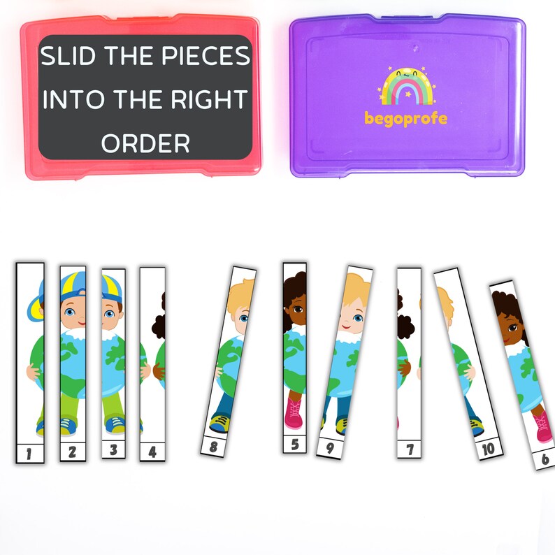 Earth Day Activities for Kindergarten, Number Puzzle, Counting ...