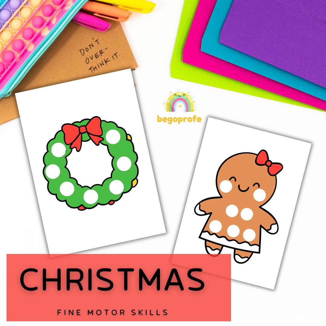 Fine Motor Skills Activities for Christmas, Preschool Education ...