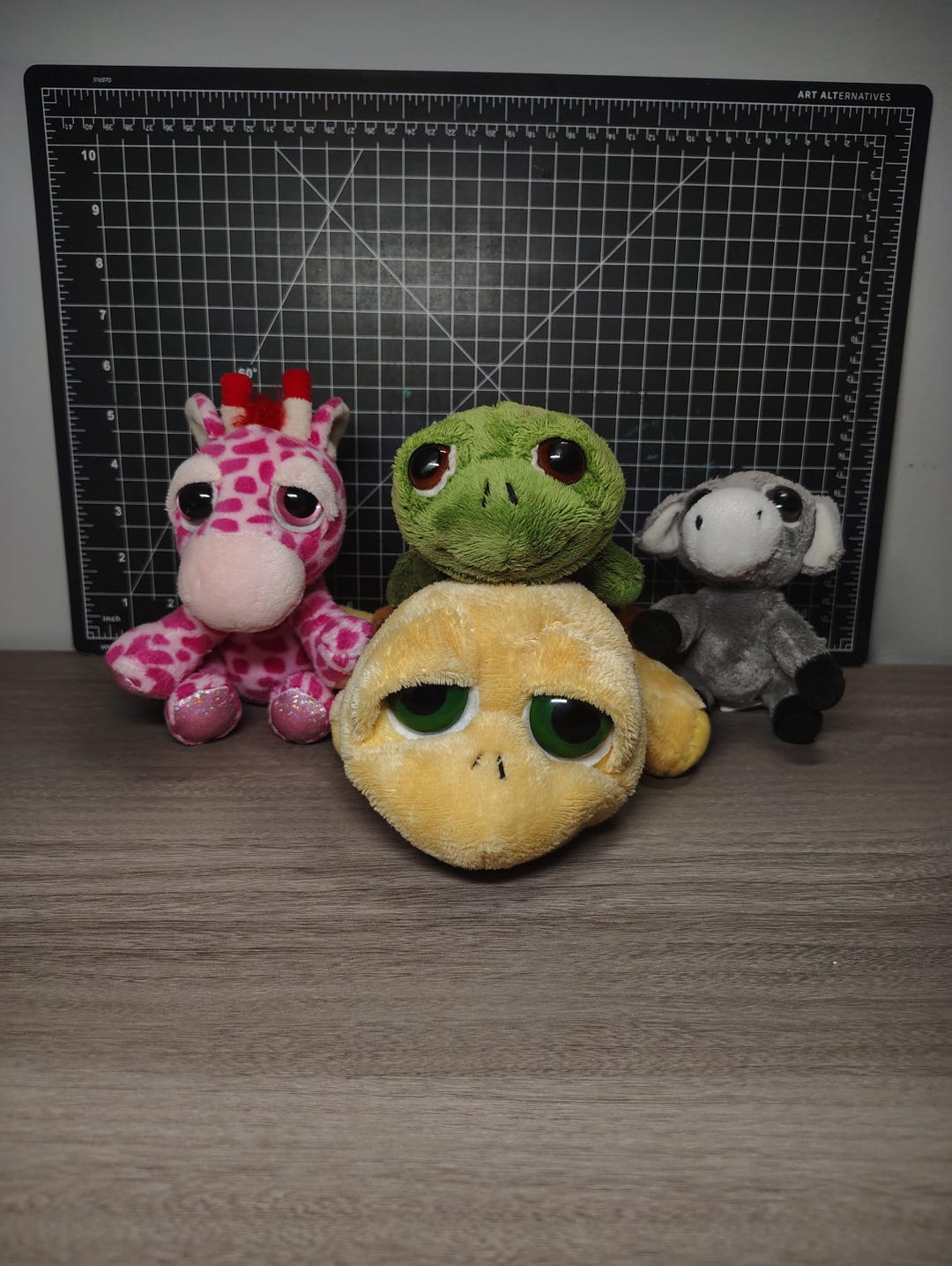 RUSS Berrie Turtles, Giraffe & Donkey - Lovie, Shecky, Shelly, Blossom ...