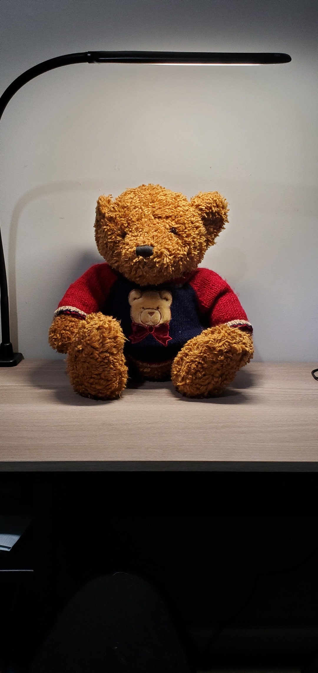 Vintage 14" Teddy Bear Super Cute and Soft - Bear Sweater Adorable ...