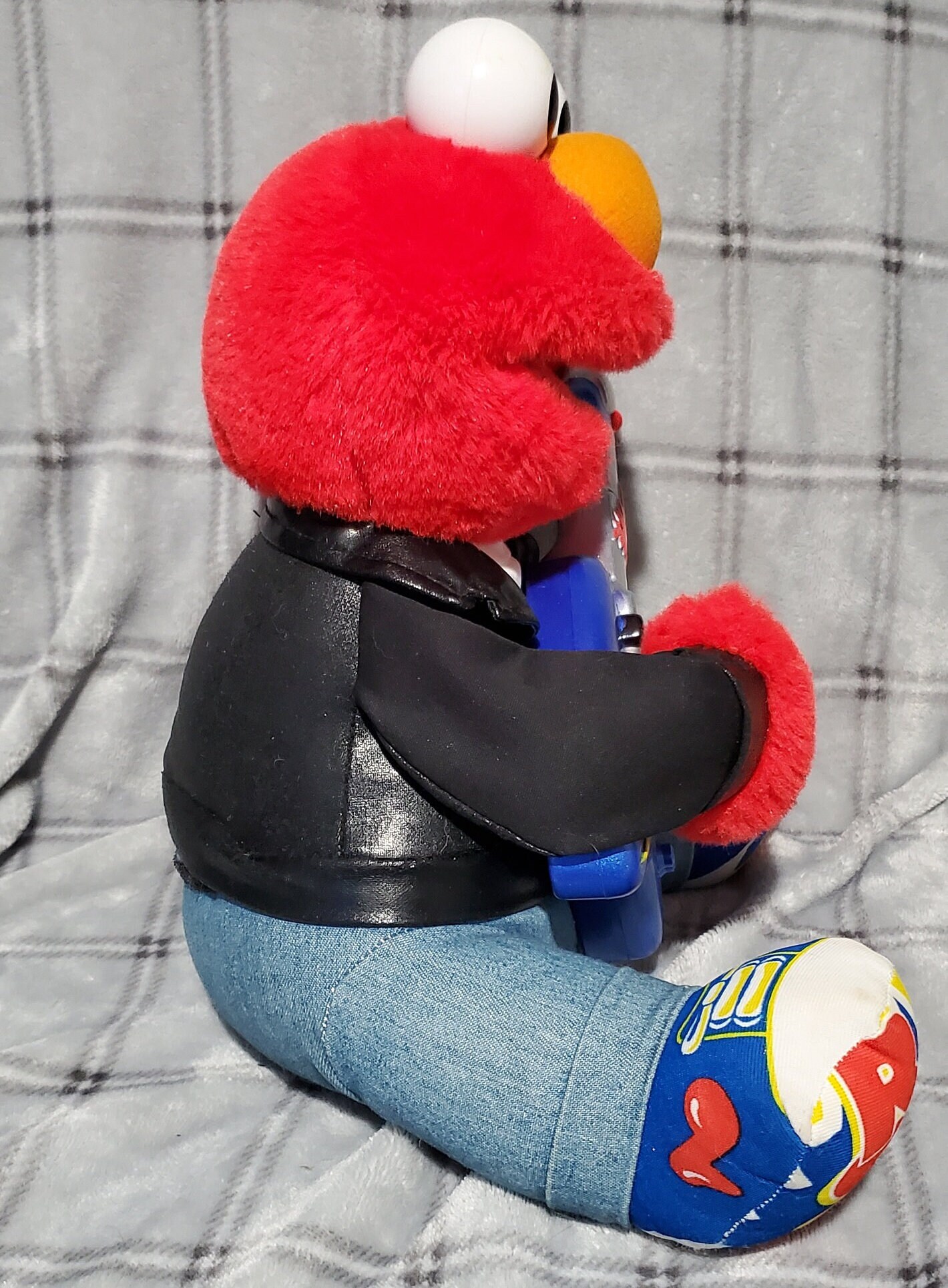 Vintage 90s Tyco Rock and Roll Elmo SINGING Kids Toy Animated ...