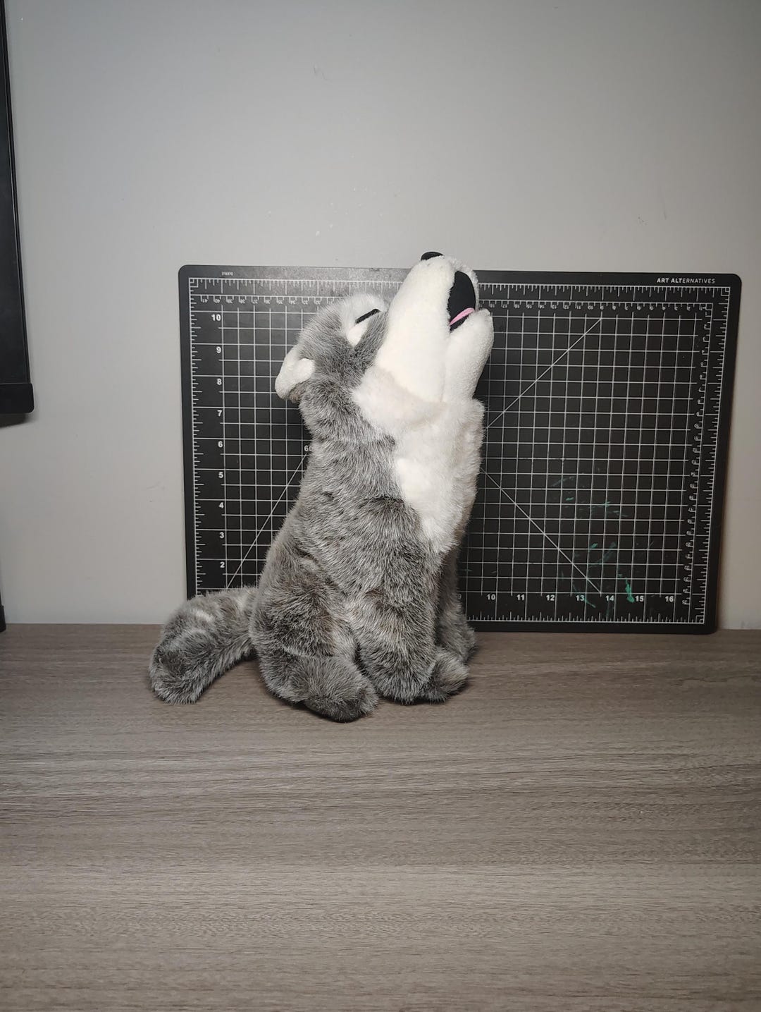 Howling Wolf Toy Stuffed Animal House Plush Stuffy Cuddle Soft - Etsy