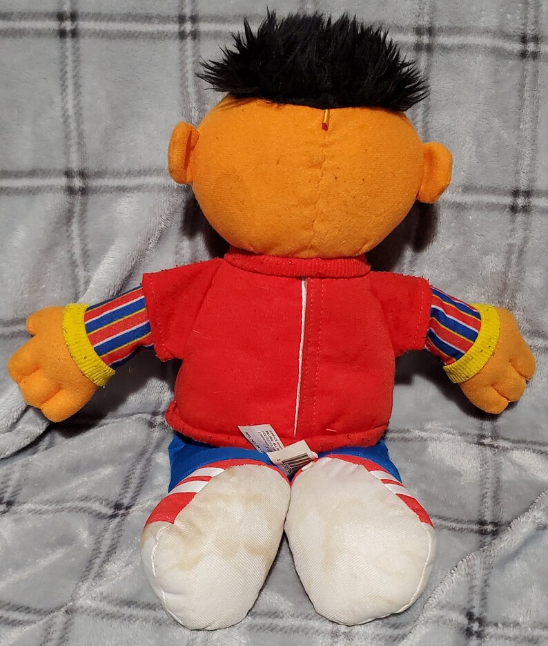 Sesame Street Talking Ernie English Baby Plush 123 Toddler Educational ...