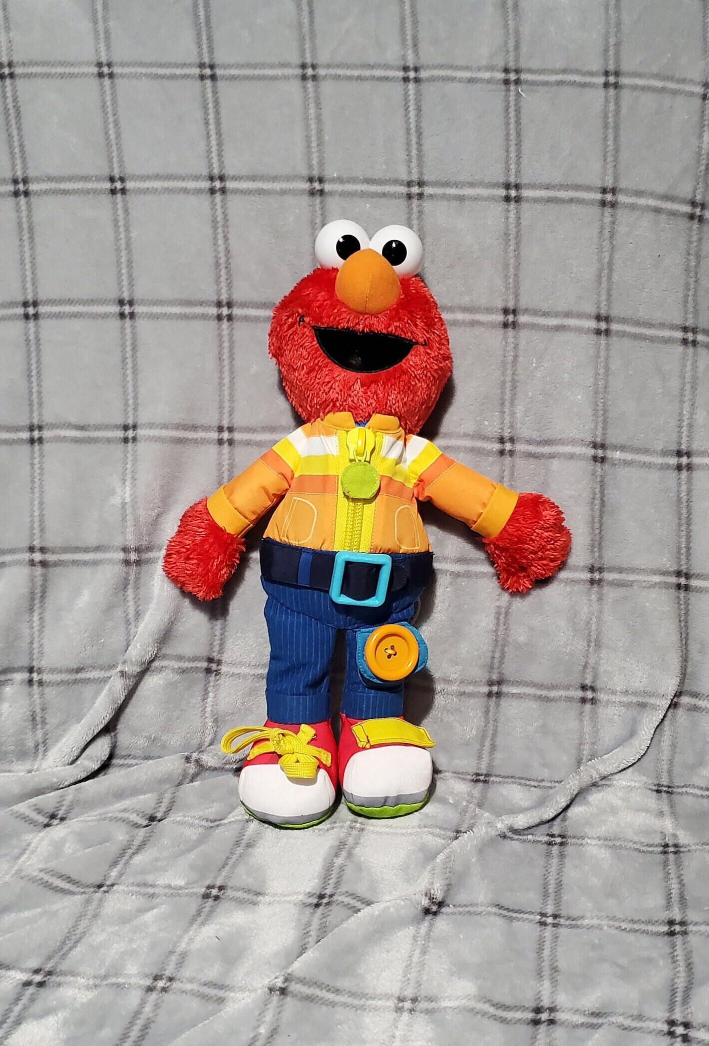 Sesame Street ELMO TEACHING Baby Plush Toddler Educational Toy Learn ...