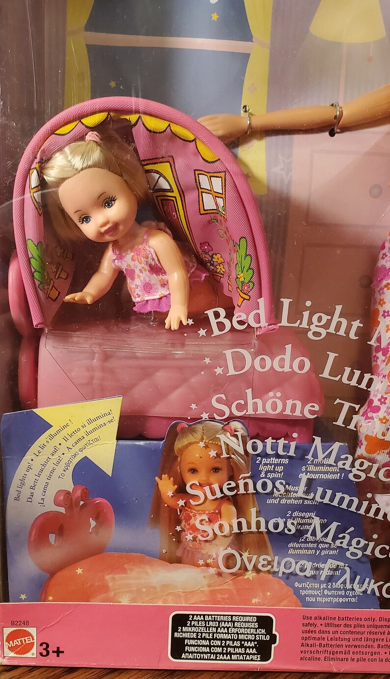 2003 Barbie & Shelly Bed Light Magic No. B2248 Barbie Doll by Mattel ...