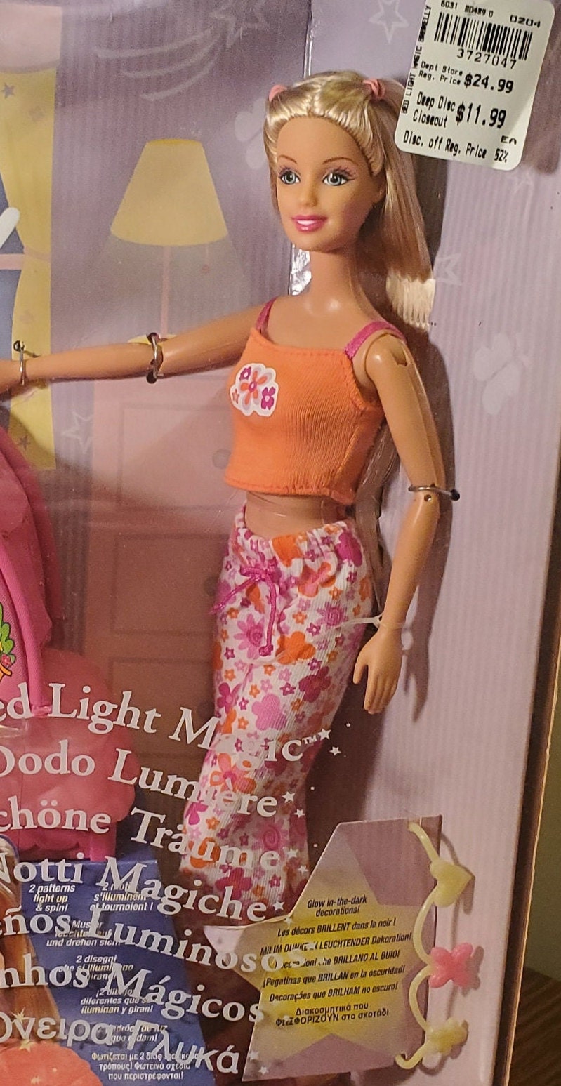 2003 Barbie & Shelly Bed Light Magic No. B2248 Barbie Doll by Mattel ...