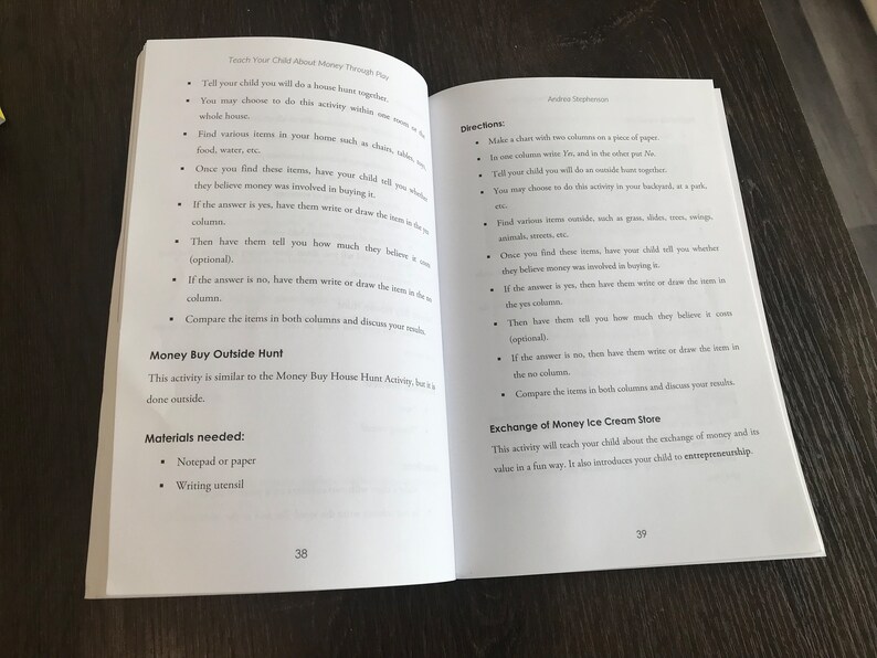 Financial Literacy Activity Ebook | Financial Literacy Games ...