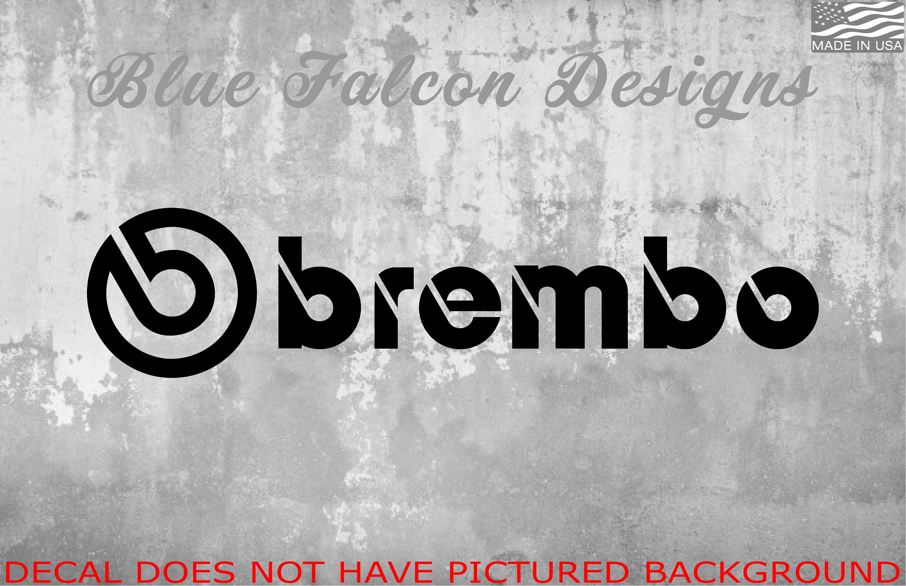Brembo Decal Sticker Vinyl - Etsy