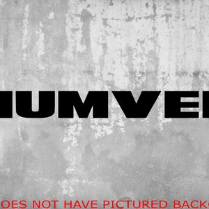 HUMVEE Decal Sticker Vinyl - Etsy