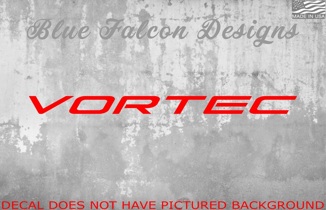 Vortec Decal Sticker Vinyl (clsc) - Etsy