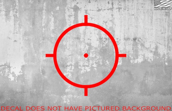 Crosshair Eotech Scope Decal Sticker Vinyl - Etsy