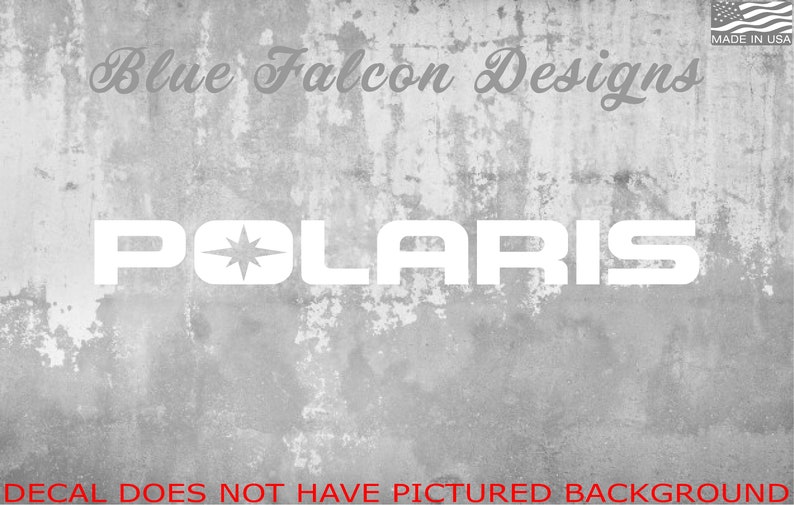 Polaris Decal Sticker Vinyl (clsc) - Etsy