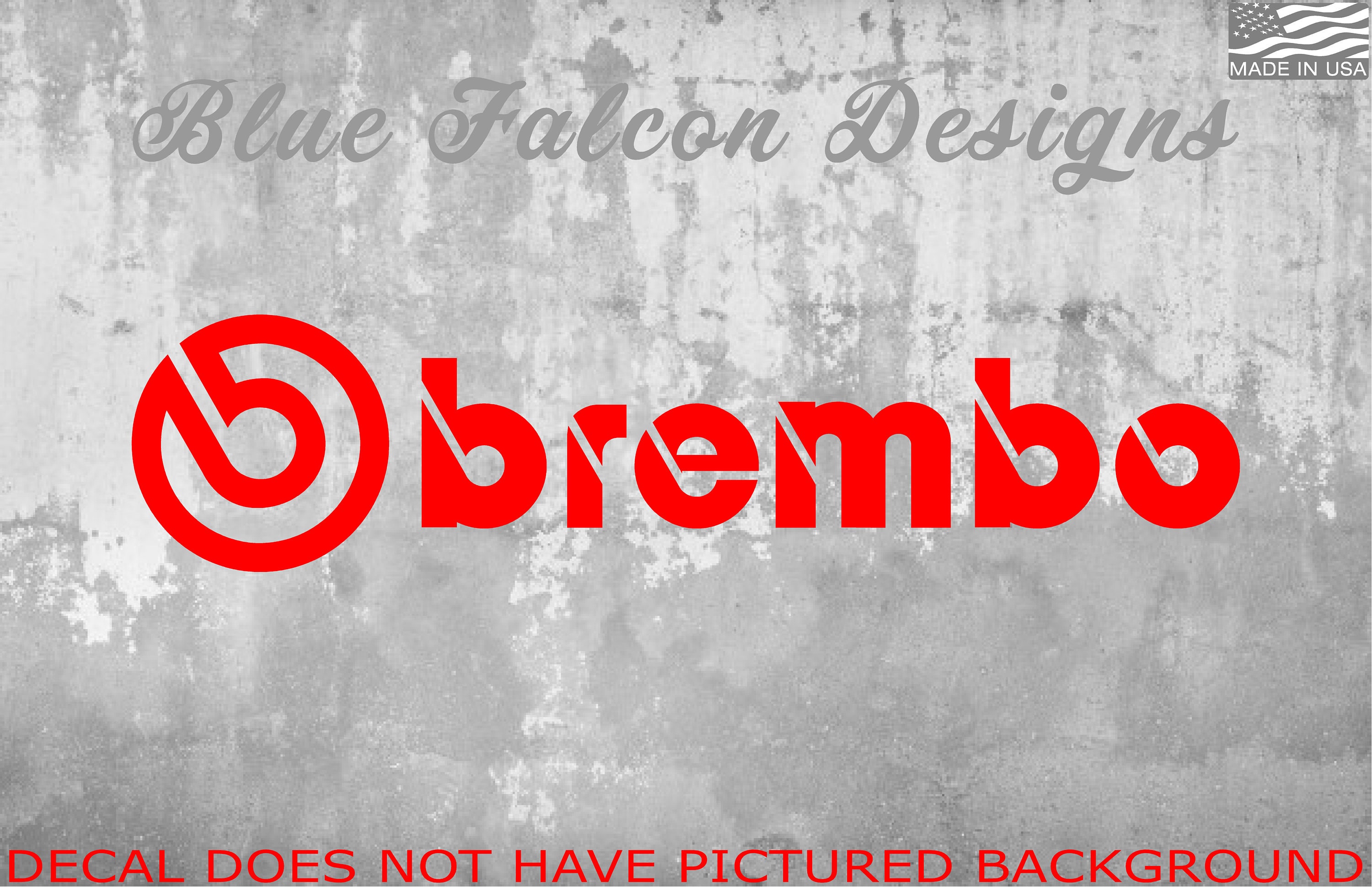 Brembo Decal Sticker Vinyl - Etsy