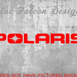 Polaris Decal Sticker Vinyl (clsc) - Etsy