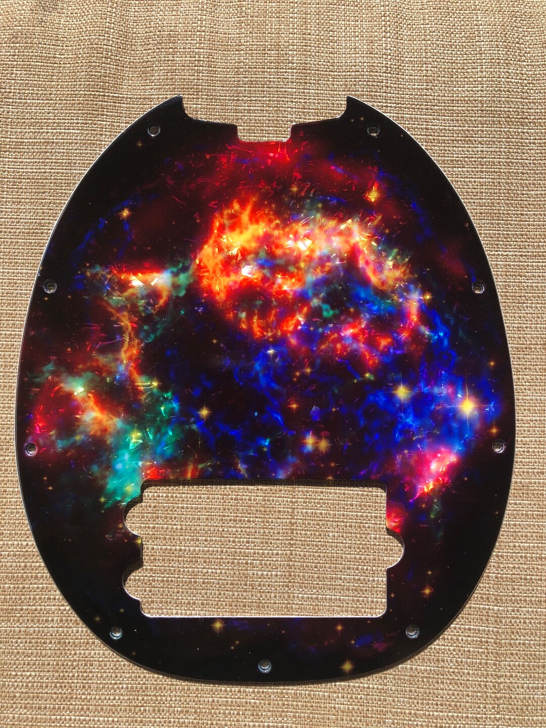 Music Man Stingray Pickguard / Hubble Telescope Universe Series cosmic ...