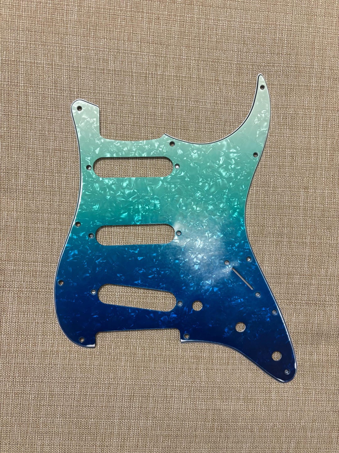 CLEARANCE / Fender Strat Pickguard / Distressed Belair Blue / Custom ...