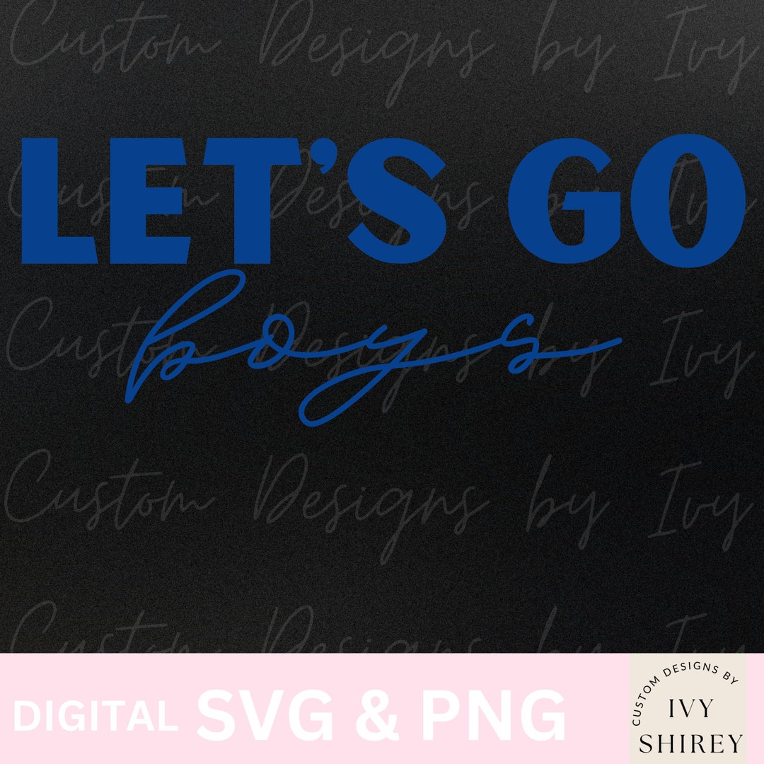 Lets Go Boys Svg Png Football Svg Cricut Boys Svg Football - Etsy