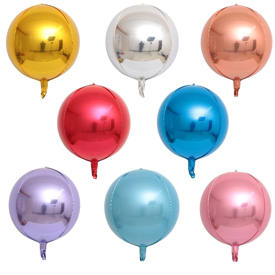 Orbz Balloons Shinny Metalic Rose Gold Orbz Balloons Sphere - Etsy UK