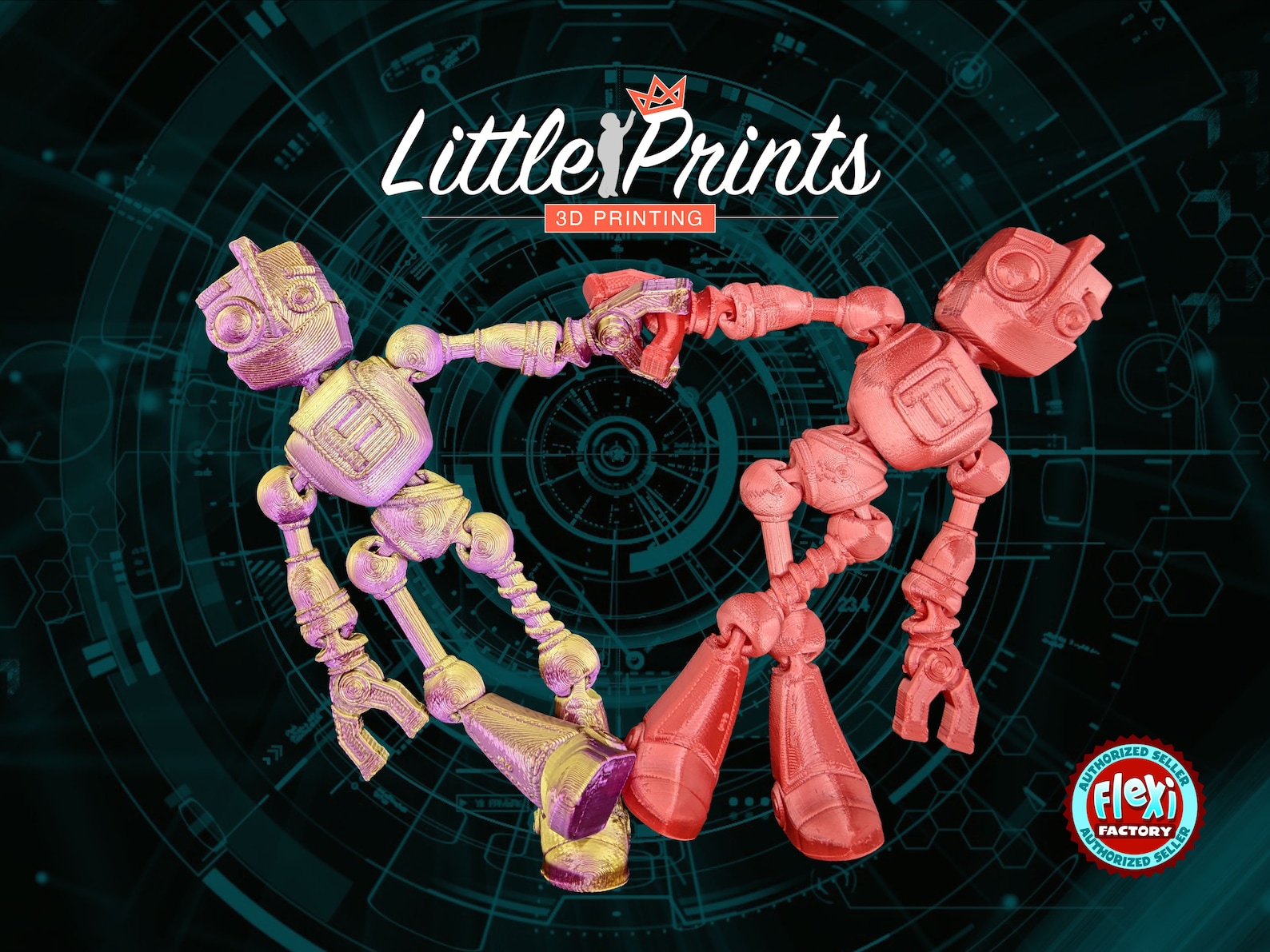 Articulating Robot Fidget Toy 3D Printed for Sensory Stress - Etsy