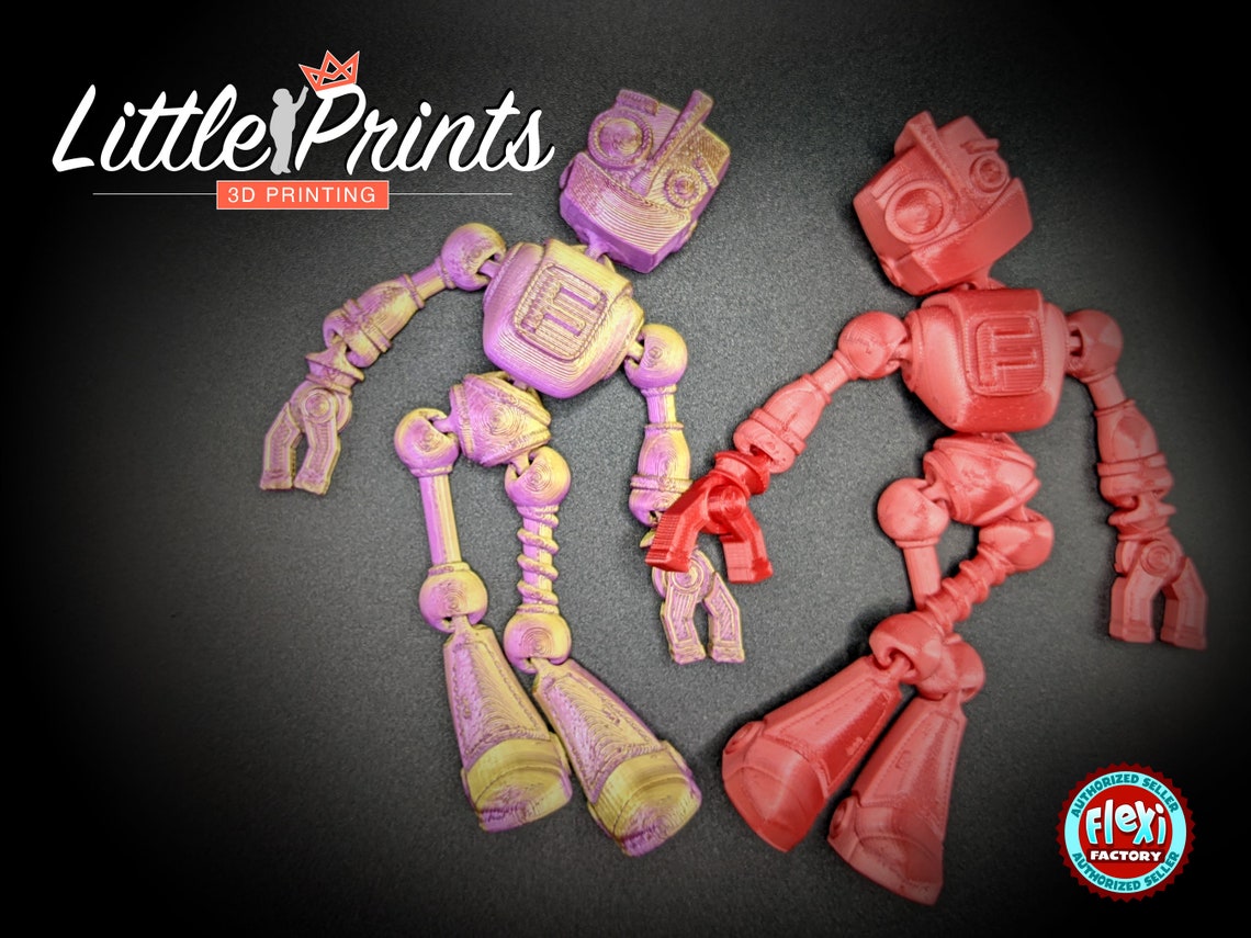 Articulating Robot Fidget Toy 3D Printed for Sensory Stress - Etsy