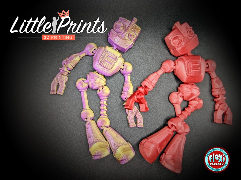 Articulating Robot Fidget Toy 3D Printed for Sensory Stress - Etsy