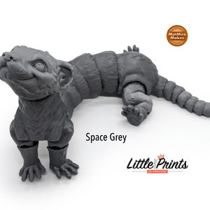 Ferret Fidget Toy Articulating Poseable 3D Printed Pet and Desktop ...