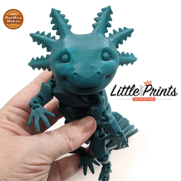 Articulated Axolotl Fidget - Etsy