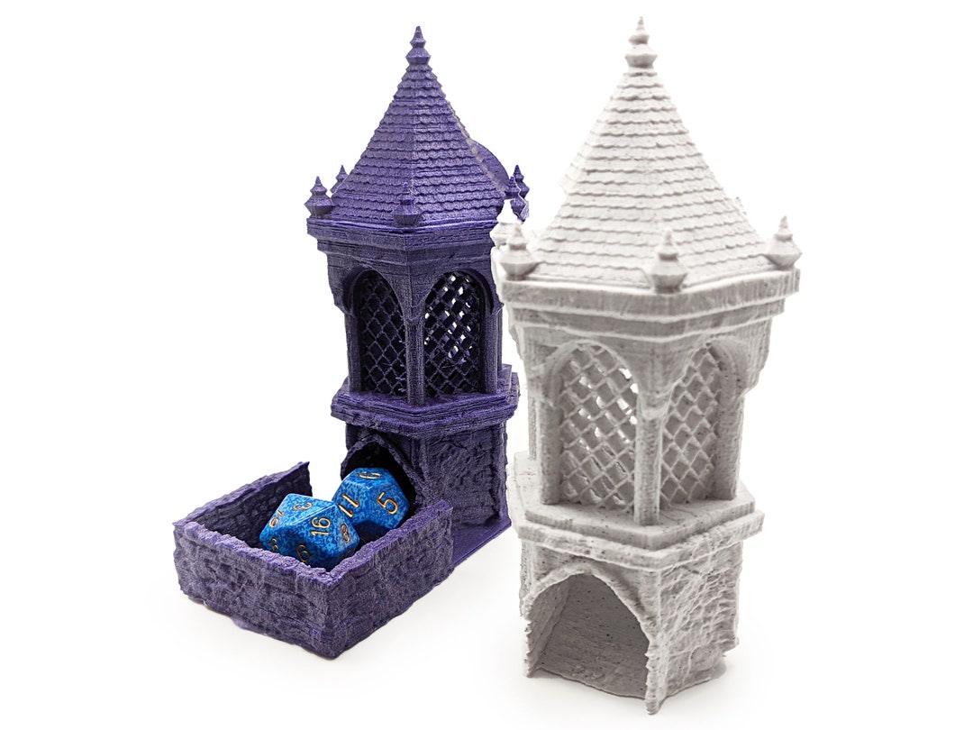 Ancient Well Dice Tower: 3D Printed Tabletop Dice Roller for RPG Games ...