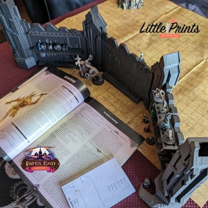 Alien City GM Screen With Dice Towers Modular 3D Printed Designed by ...