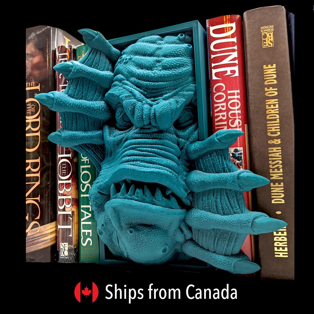 Swamp Monster Book Nook: 3D Printed Fantasy Horror Decor - Etsy