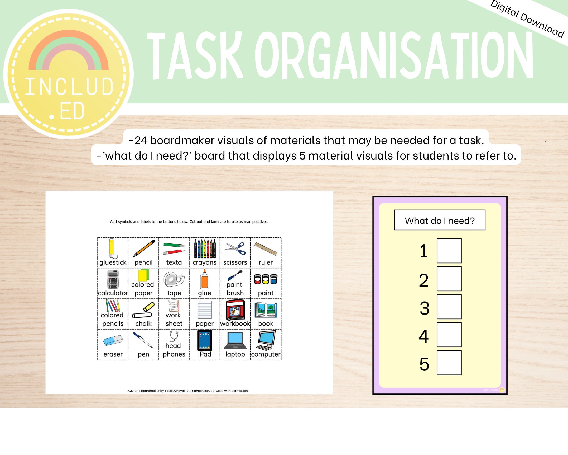 Task Organisation | |visual Instructions| Boardmaker | Special ...