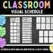 Daily Classroom Visual Timetable | Class Schedule Cards | Special ...