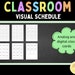Daily Classroom Visual Timetable | Class Schedule Cards | Special ...