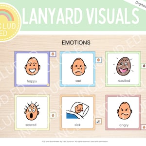 Visual Lanyard EXPANSION PACK| |visual Instructions| Boardmaker ...
