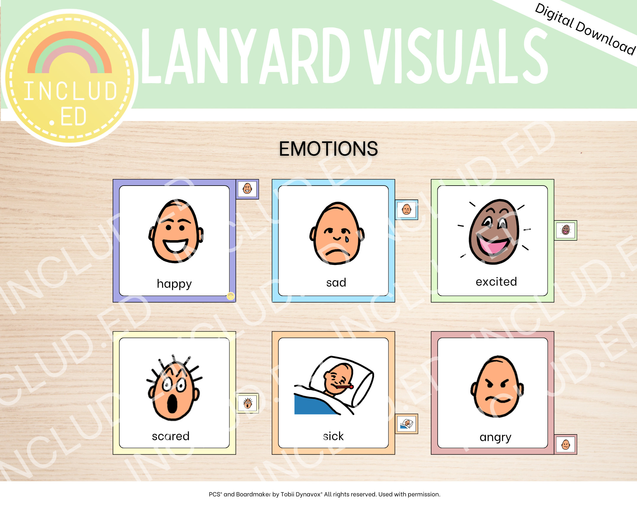 Visual Lanyard EXPANSION PACK| |visual Instructions| Boardmaker ...