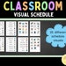 Daily Classroom Visual Timetable | Class Schedule Cards | Special ...
